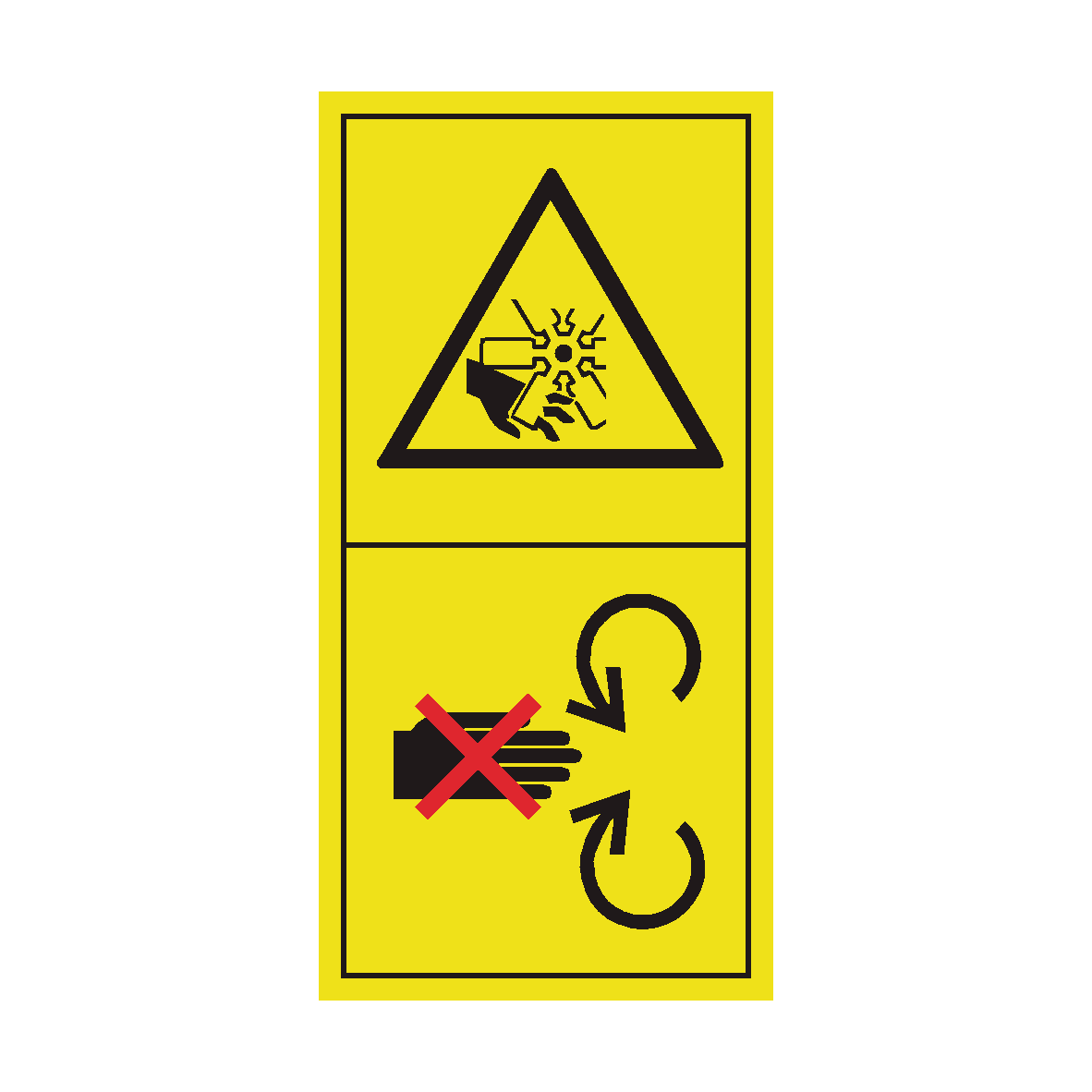 Do Not Remove Or Open Safety Shield Sticker | Safety-Label.co.uk