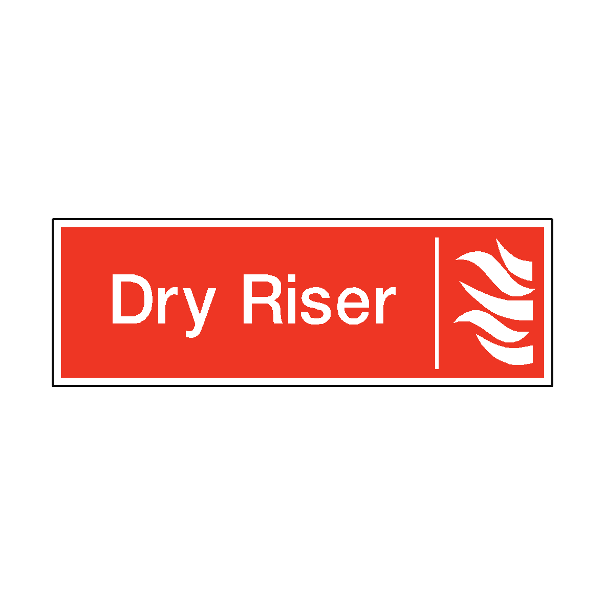 Dry Riser Safety Sticker | Safety-Label.co.uk