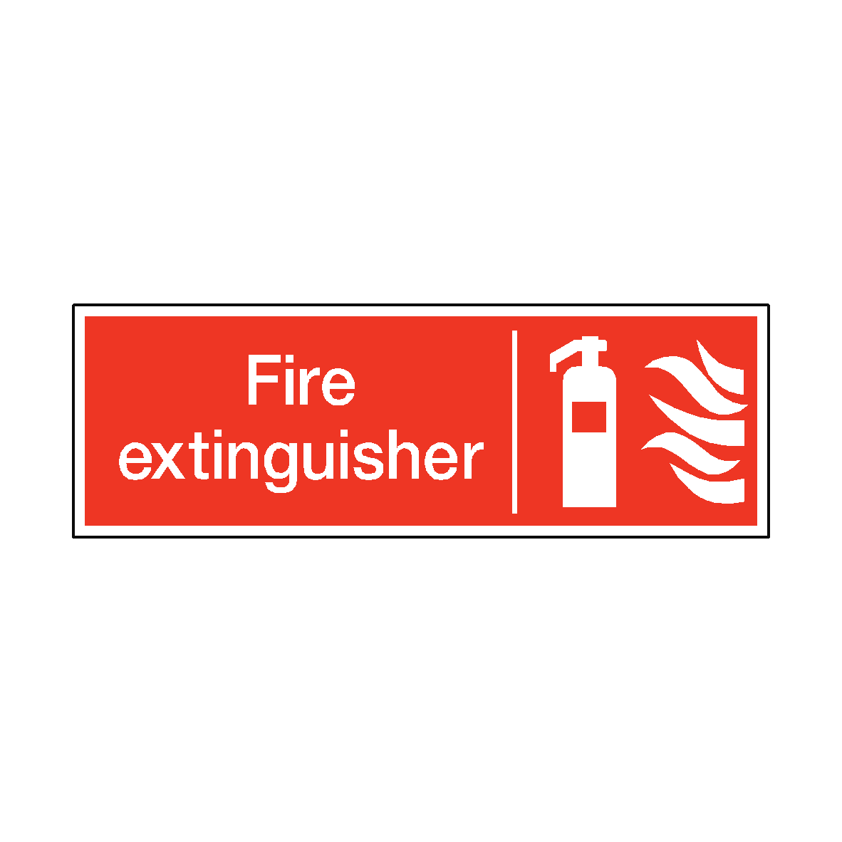 Fire Extinguisher Safety Sticker | Safety-Label.co.uk