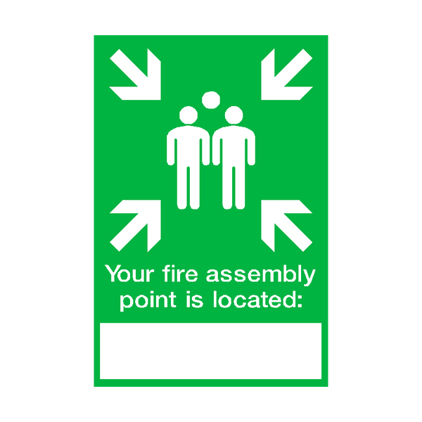 Fire Assembly Location Point Sticker | Safety-Label.co.uk