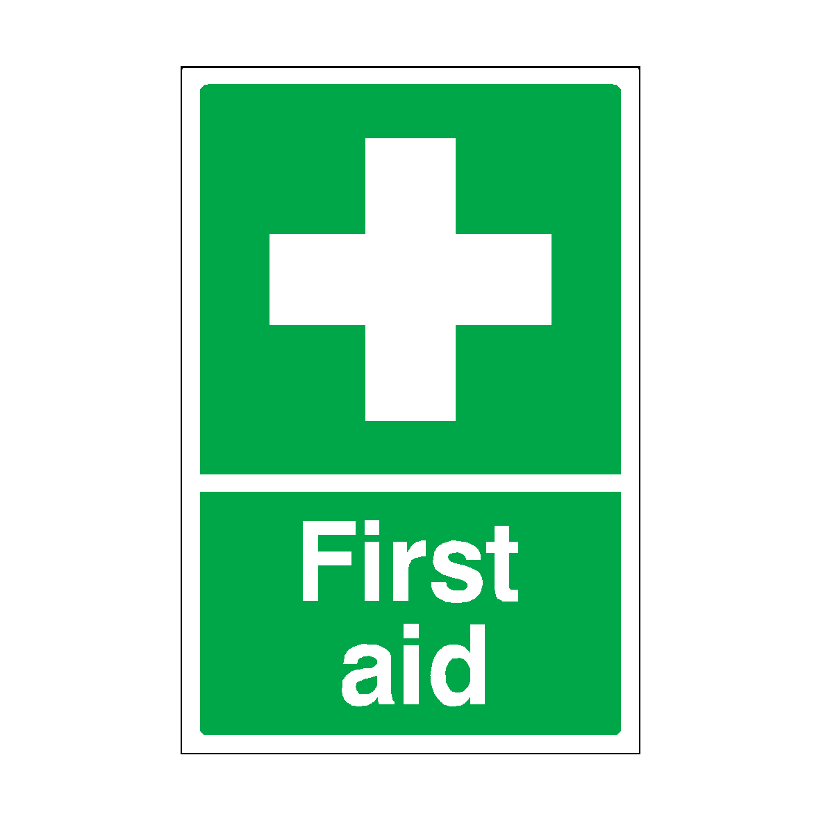 First Aid Safe Condition Sign | Safety-Label.co.uk