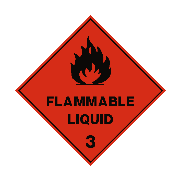 Flammable Liquid 3 Label | Safety-Label.co.uk