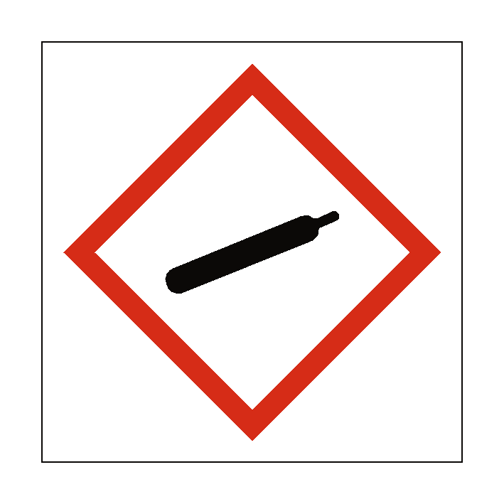 Gas Under Pressure COSHH Sign | Safety-Label.co.uk