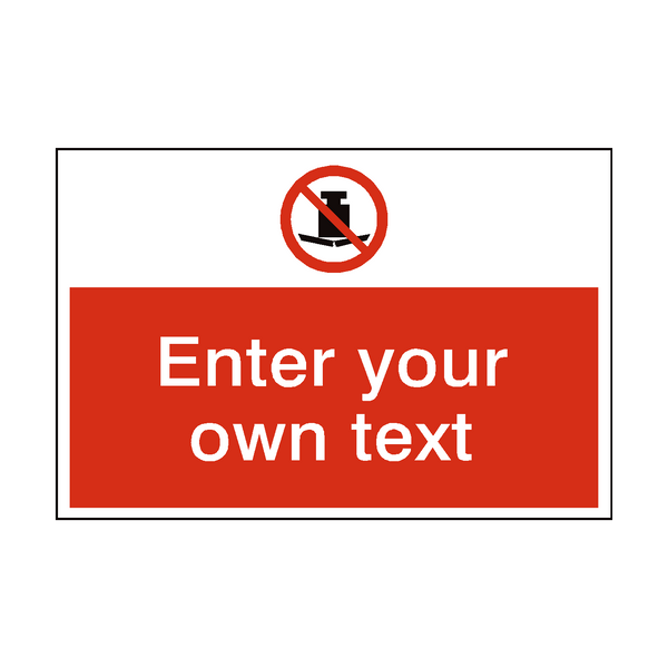 No Heavy Load Custom Safety Sticker | Safety-Label.co.uk
