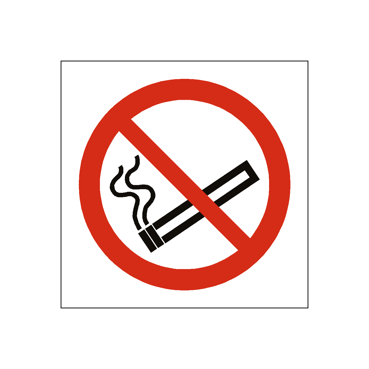 No Smoking Sticker | Safety-Label.co.uk