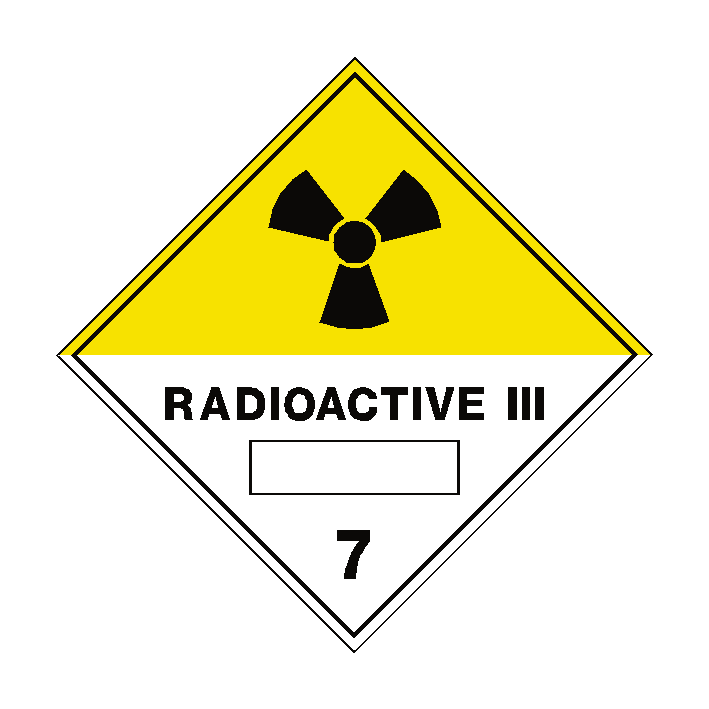 Radioactive III 7 Label | Safety-Label.co.uk