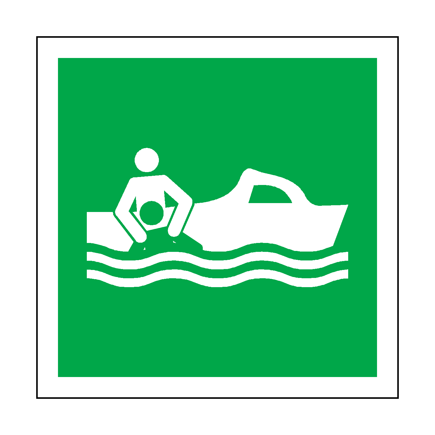 Rescue Boat Label | Safety-Label.co.uk