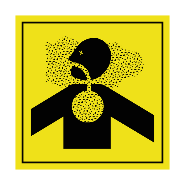 Risk Of Asphyxiation ISO Label | Safety-Label.co.uk