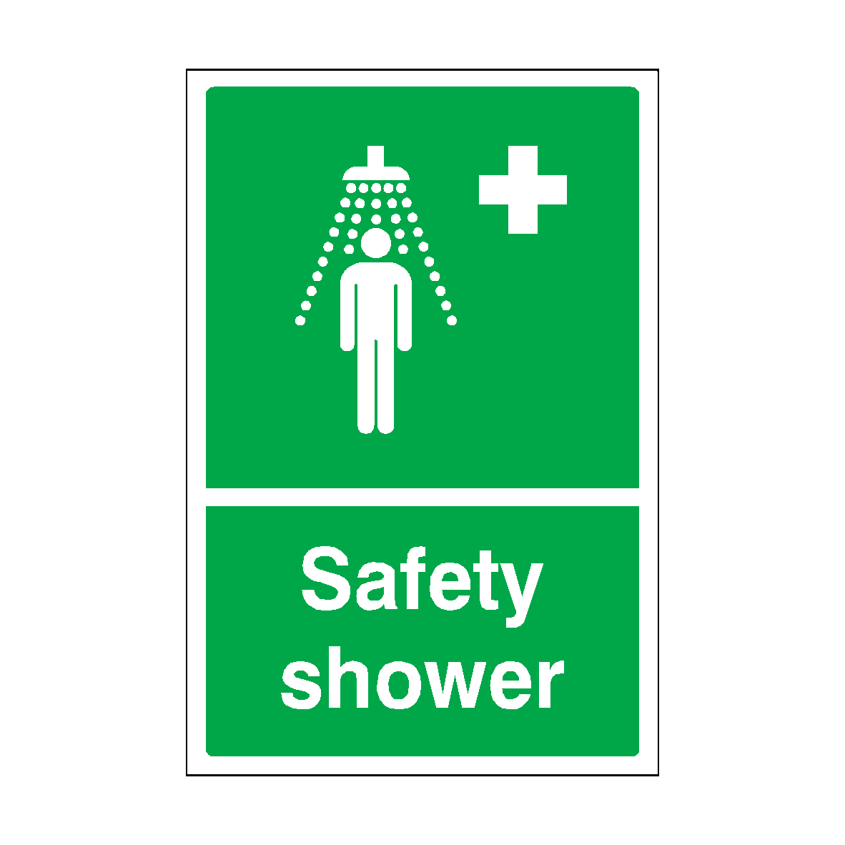 Safety Shower Sign