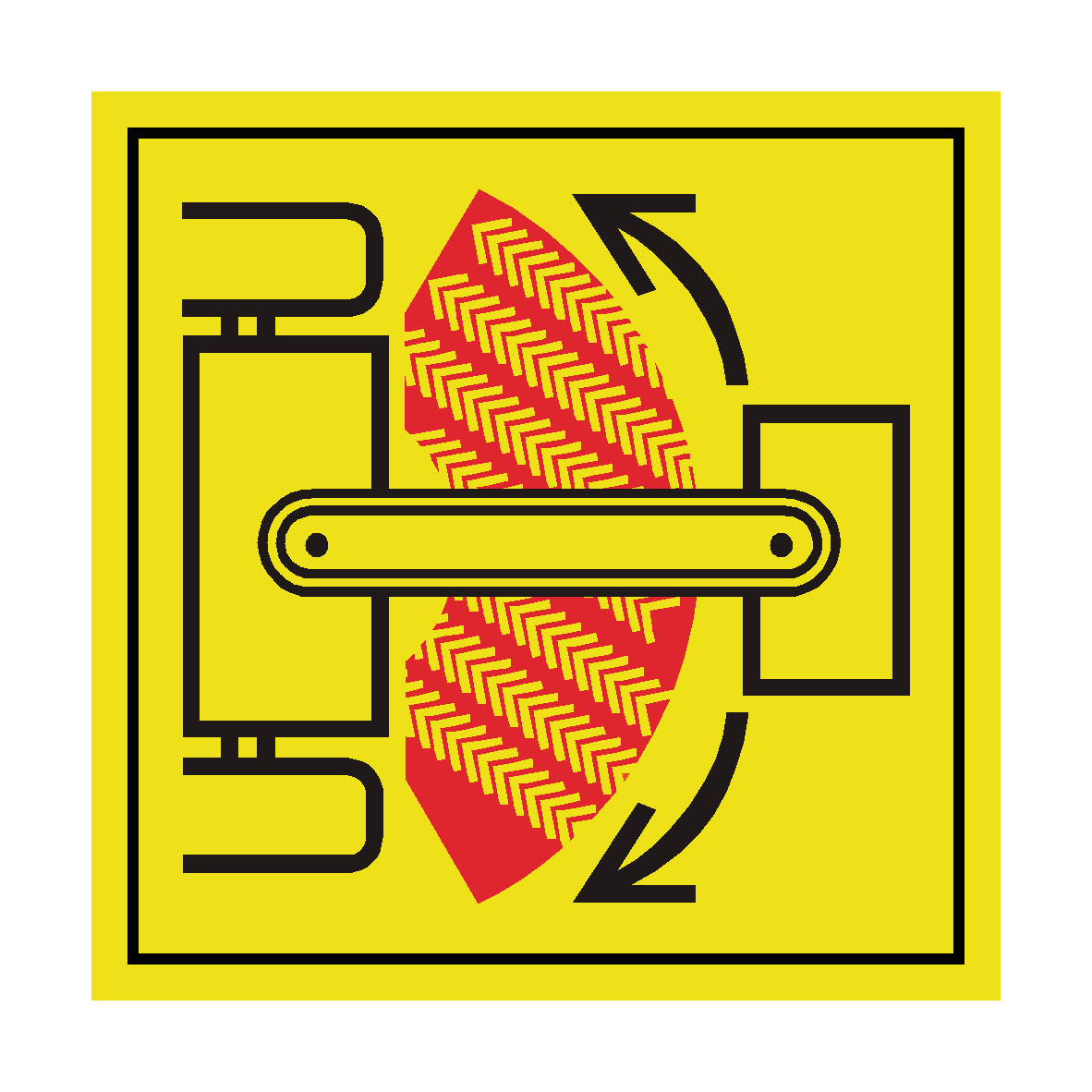 Stay Clear Of Articulation Area Label | Safety-Label.co.uk