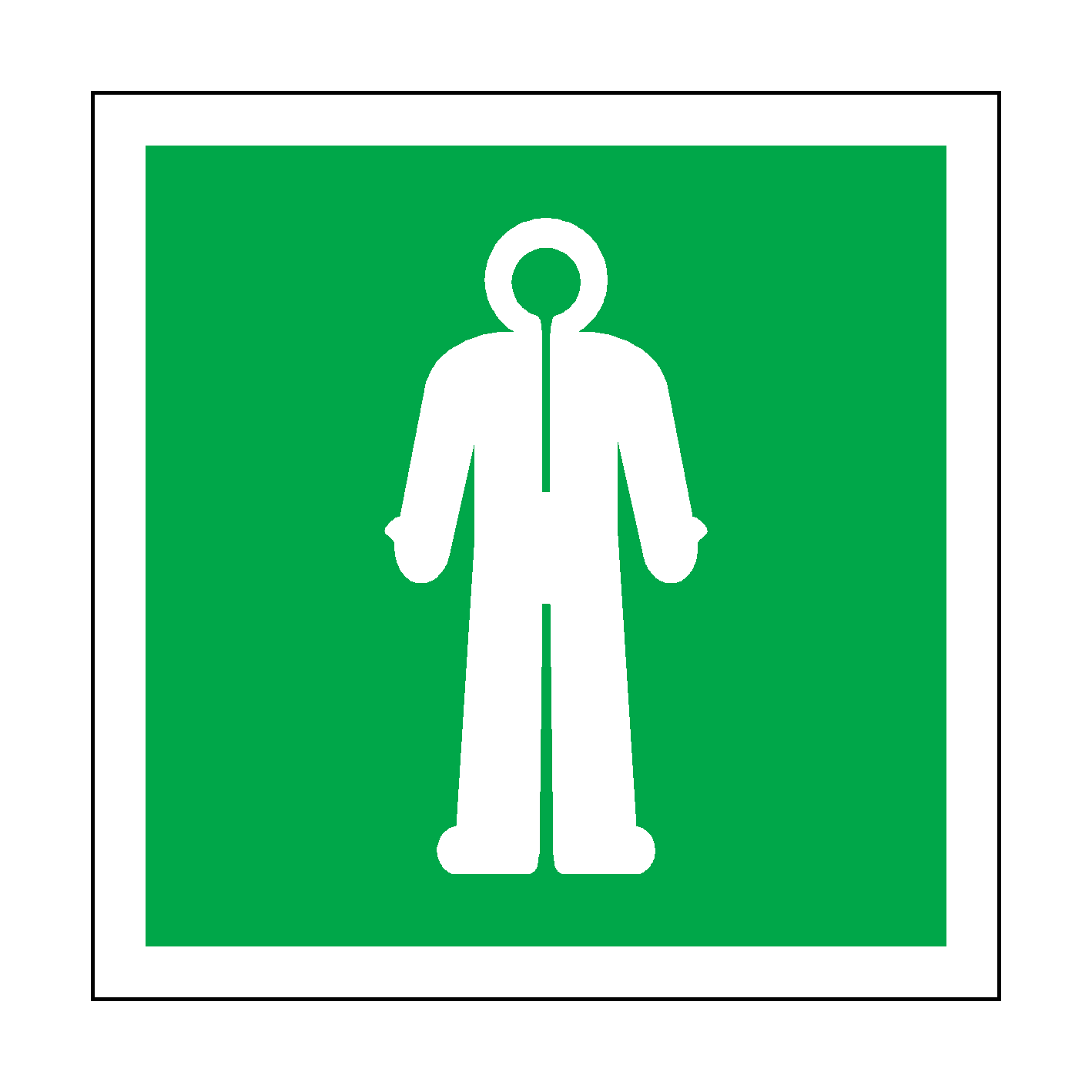 Survival Clothing Symbol Sign | Safety-Label.co.uk