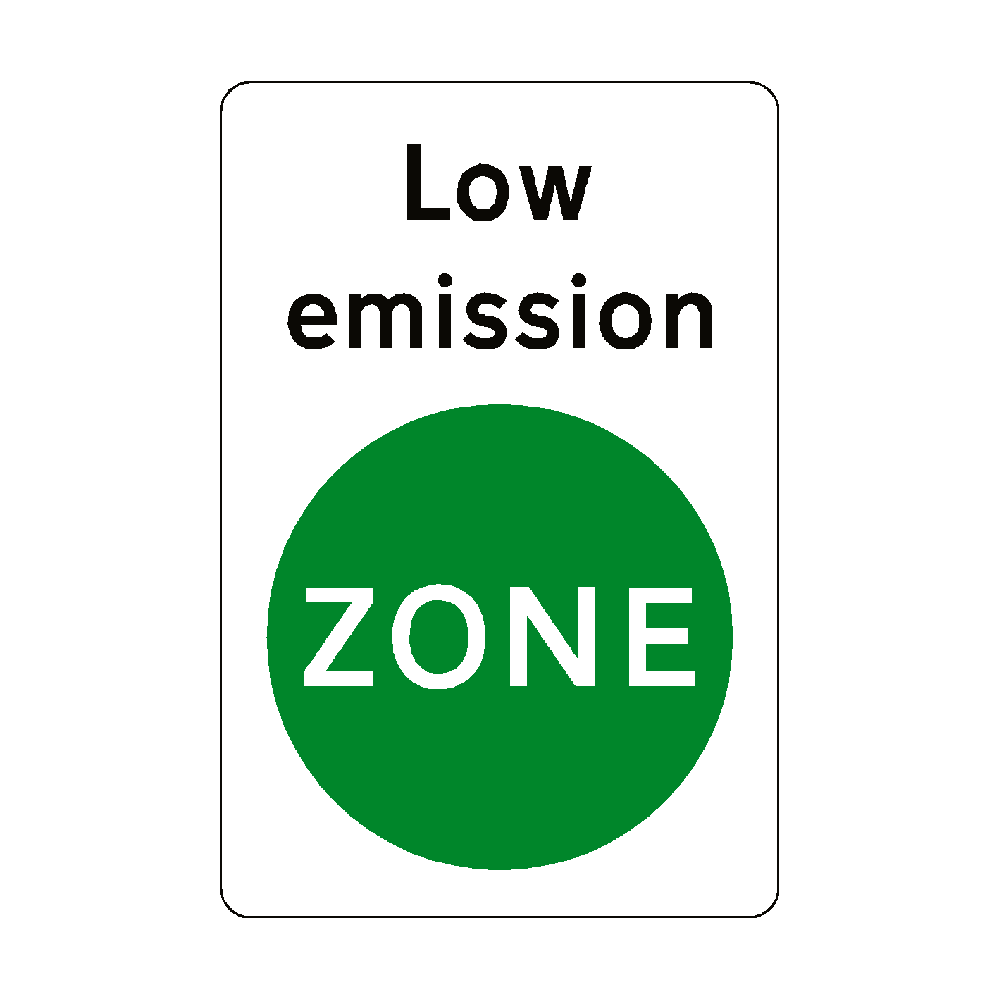 Low Emission Zone Sticker | Safety-Label.co.uk