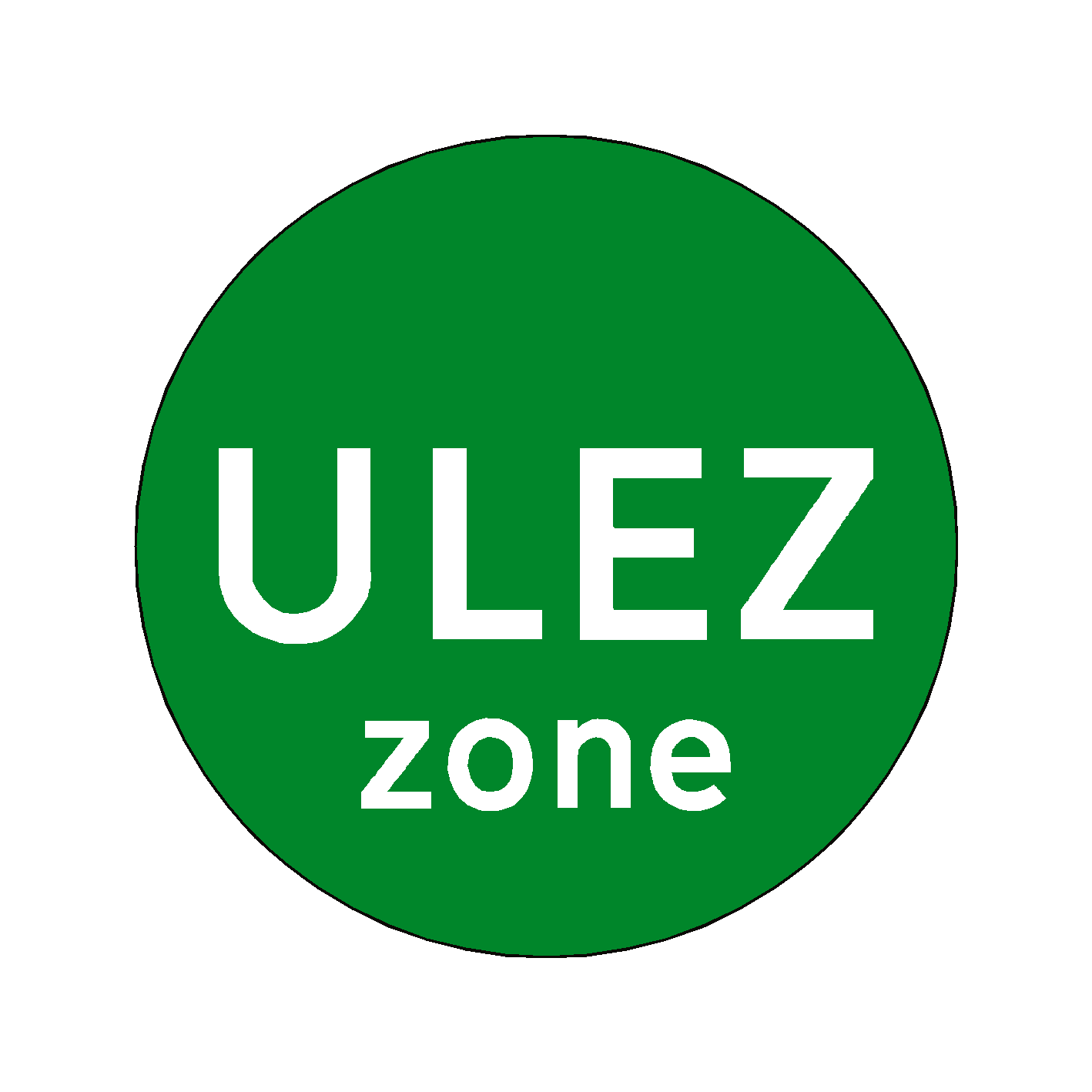 ULEZ Symbol Zone Sticker | Safety-Label.co.uk