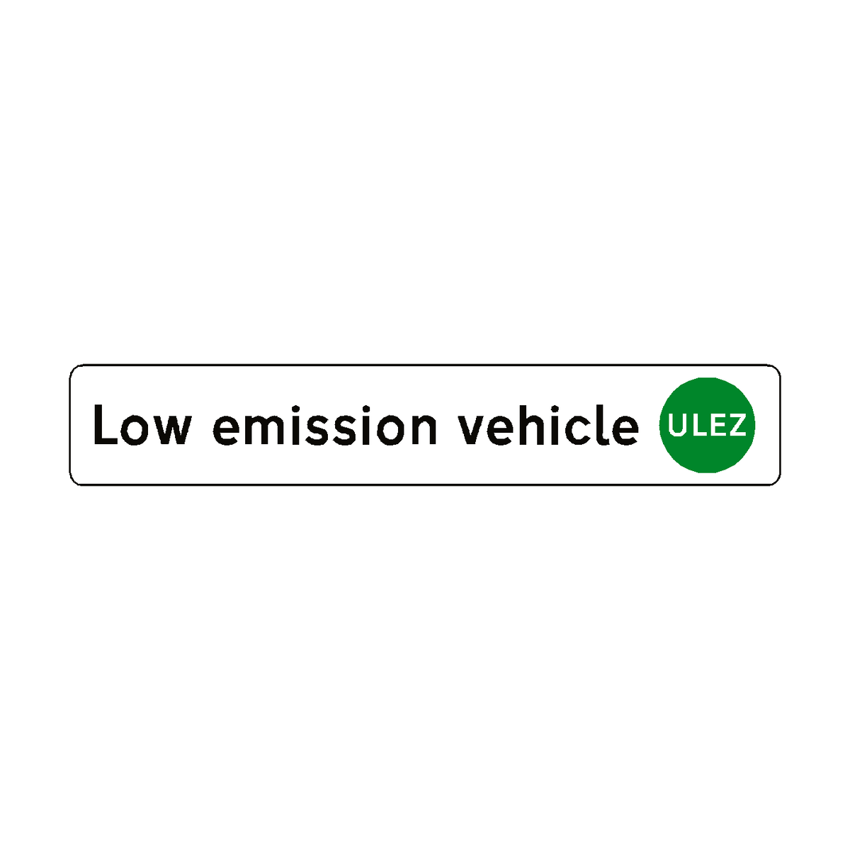 ULEZ Low emission vehicle sticker | Safety-Label.co.uk