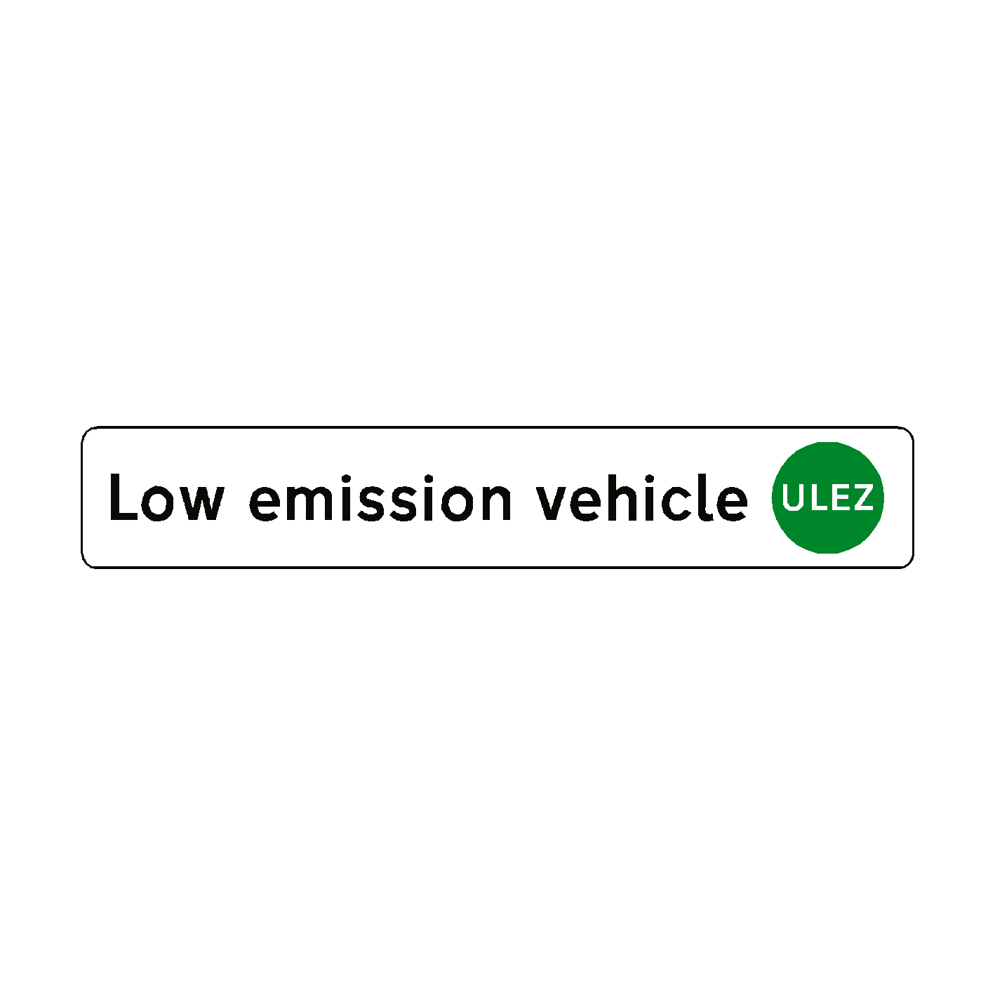 ULEZ Low emission vehicle sticker | Safety-Label.co.uk