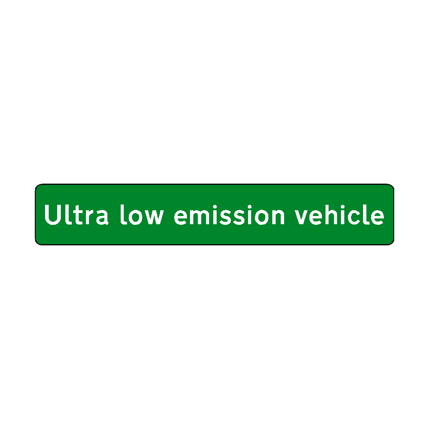 Ultra low emission vehicle sticker | Safety-Label.co.uk