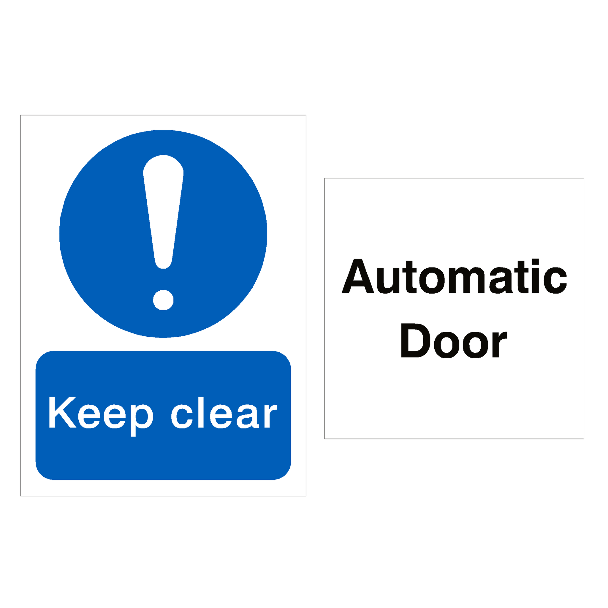 Automatic Door | Keep Clear Sticker Pack