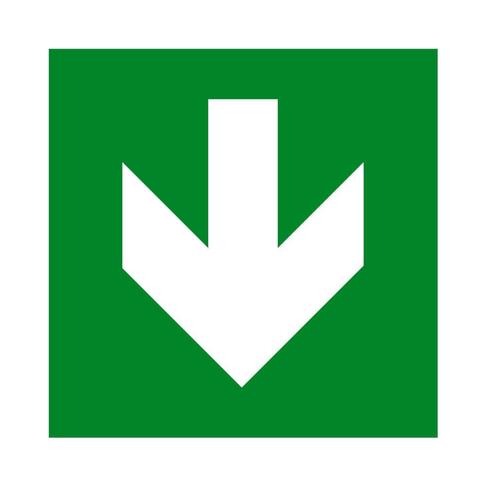 Arrow Down Sign