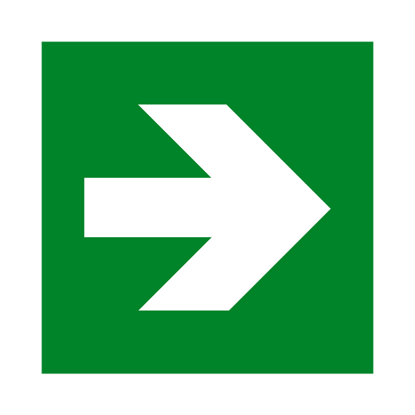 Arrow Right Sign | Safety-Label.co.uk