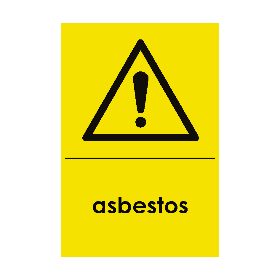 Asbestos Hazardous Waste Recycling Sticker | Safety-Label.co.uk