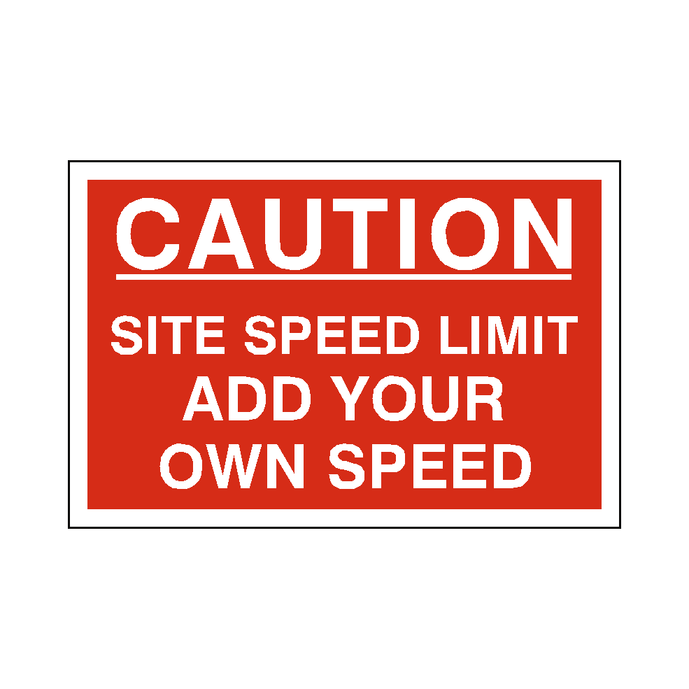 Custom Mph Site Speed Limit Sign