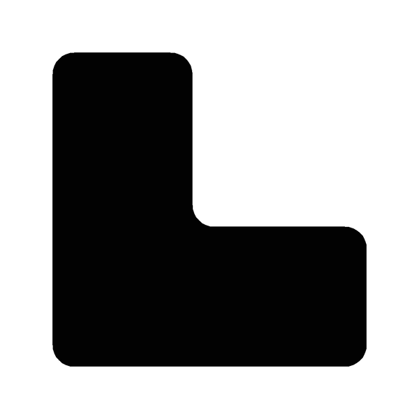 Corner Pallet Locator Floor Marker Sticker | Safety-Label.co.uk