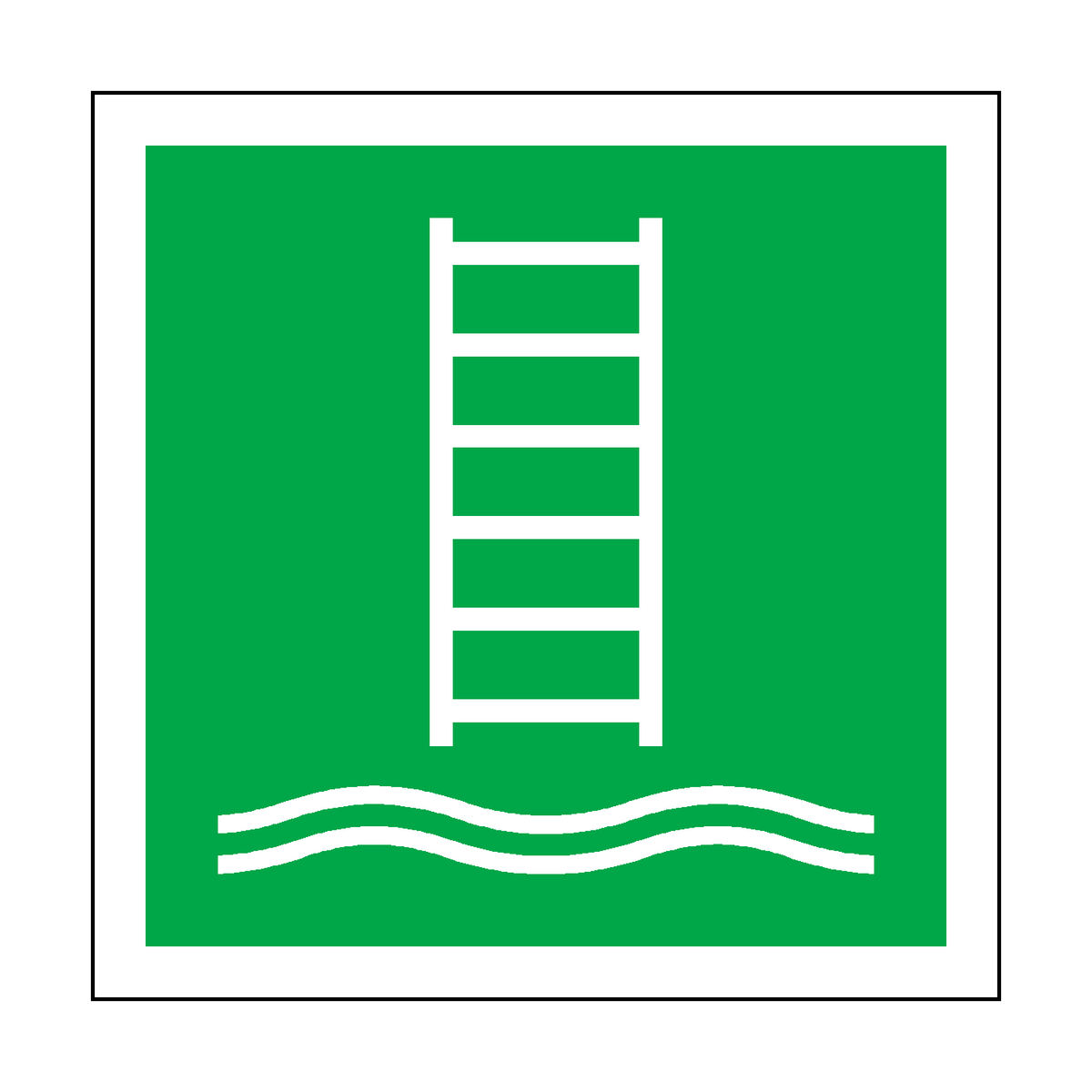 Embarkation Ladder Symbol Sign | Safety-Label.co.uk