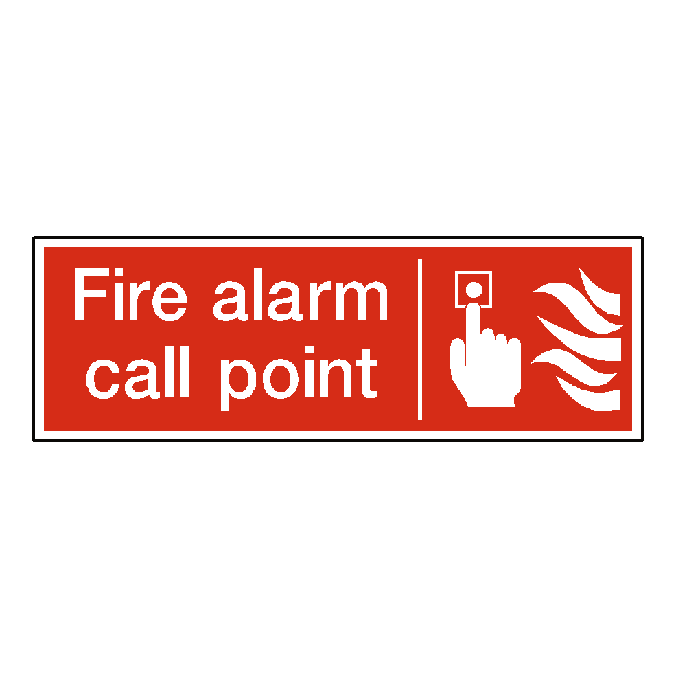 Fire Alarm Call Point Sign | Safety-Label.co.uk