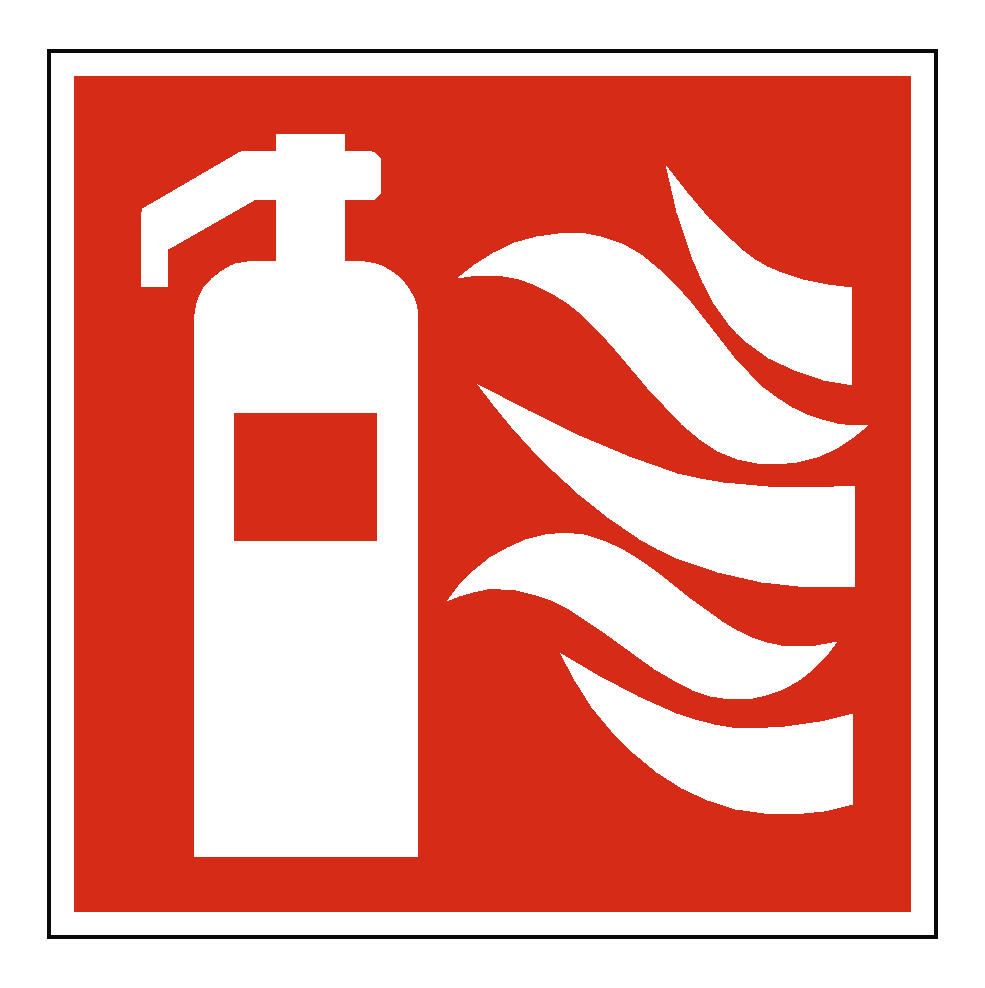 Standard Fire Symbol Sign | Safety-Label.co.uk