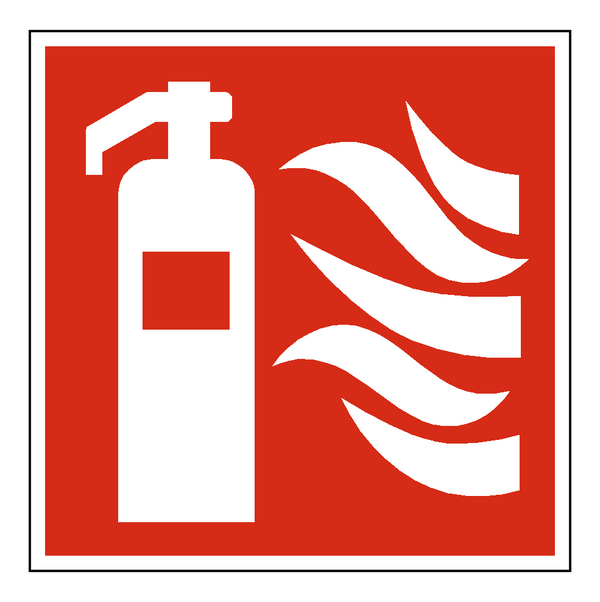 Standard Fire Symbol Sign