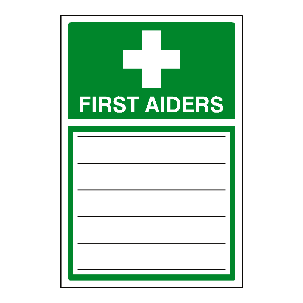 First Aiders Sticker | Safety-Label.co.uk