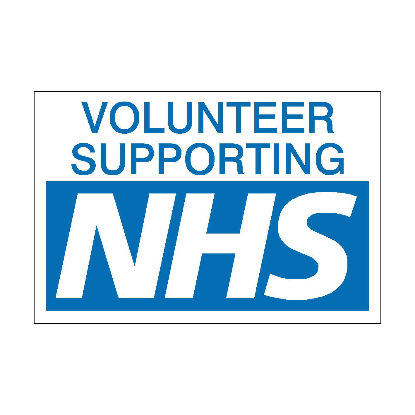 Volunteer Supporting NHS Sticker | Safety-Label.co.uk