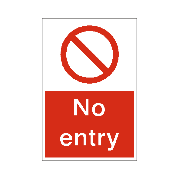 No Entry Sign | Safety-Label.co.uk