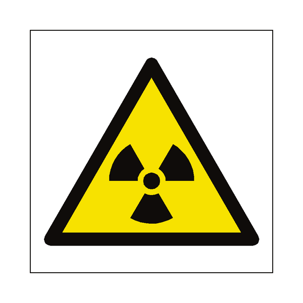 Radioactive Material Symbol Label | Safety-Label.co.uk