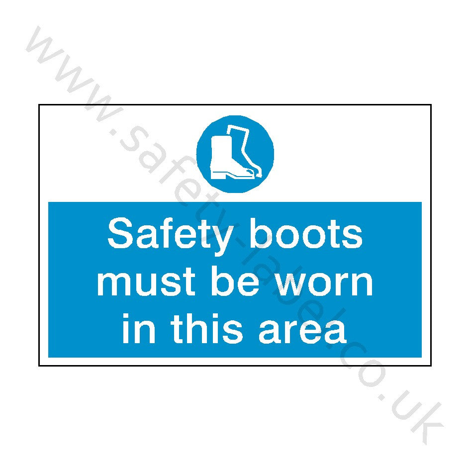 Safety Boots Sign
