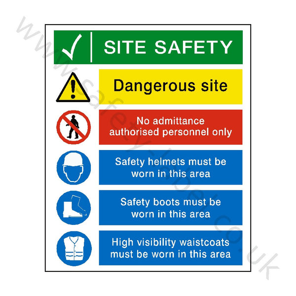 Site Entrance Sign | Safety-Label.co.uk
