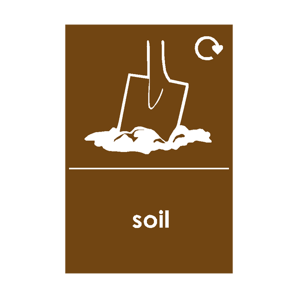 Soil Waste Sticker | Safety-Label.co.uk