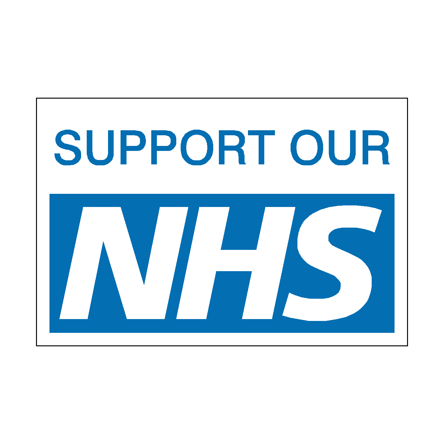 Support Our NHS Sticker